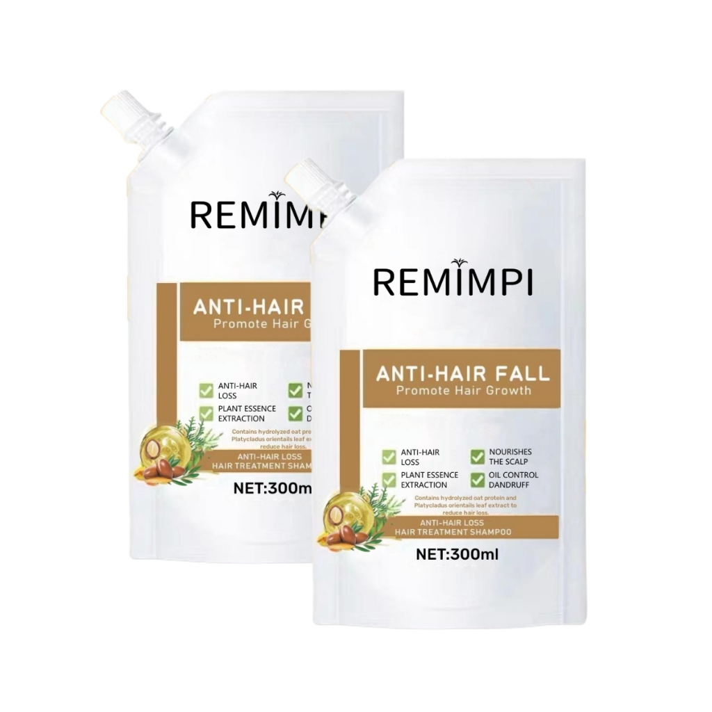 Jual REMIMPI Anti Hair Fall Hair Treatment Shampoo Oil Control Anti ...