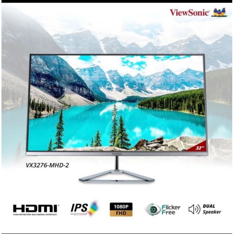 Jual Monitor LED Viewsonic 32 inch VX3276-2K-MHD-2 | Shopee Indonesia