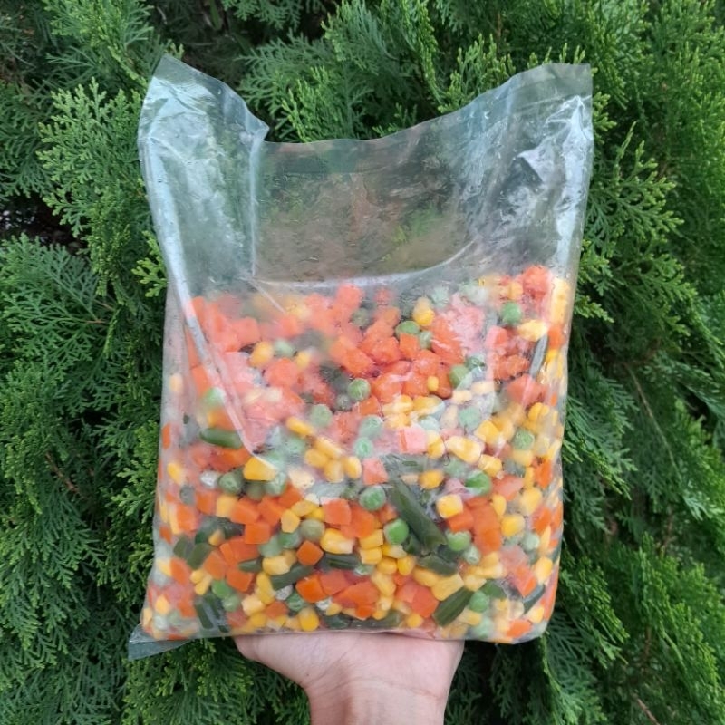 Jual Mix Vegetable Sayuran Mix Frozen 1kg Amanta Segar | Shopee Indonesia