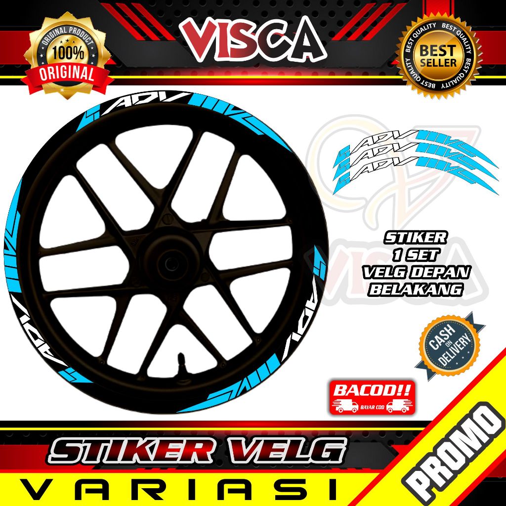 Jual Stiker Velg List Velg Motor Stiker Velg ADV Motif Abstrack ...