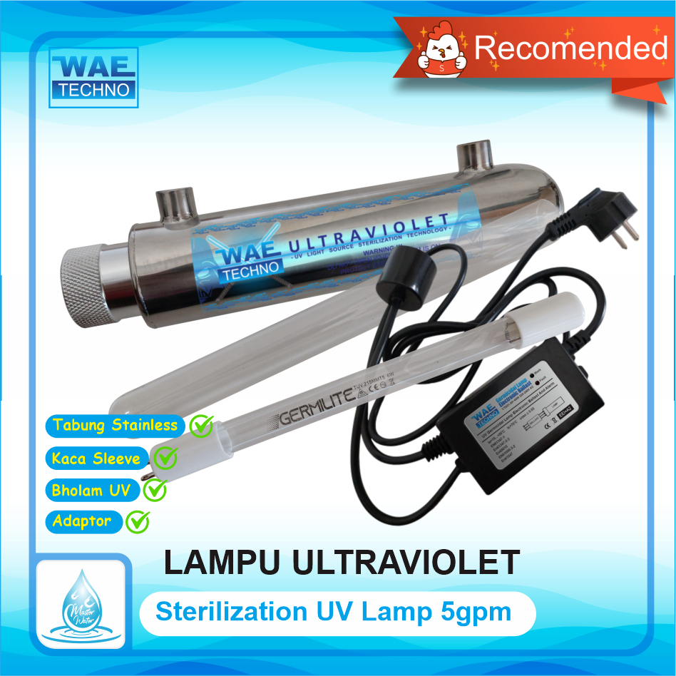 Jual Lampu Ultraviolet 5gpm / lampu UV / lampu sterilisasi / reverse osmosis | Shopee Indonesia