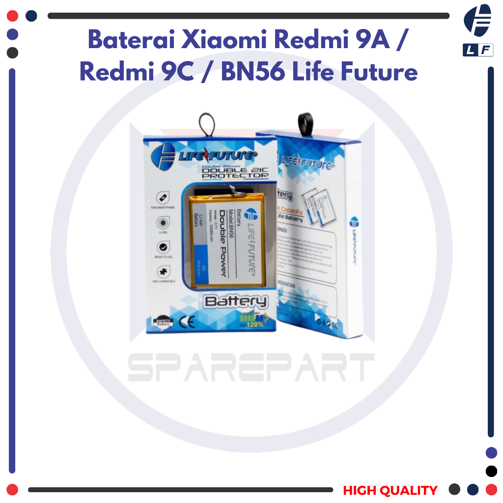 Jual Baterai Xiaomi Redmi 9A / Redmi 9C / BN56 Life Future | Shopee ...