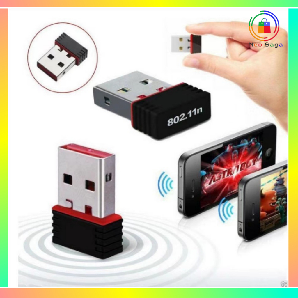 Jual Mini USB WiFi Wireless Adapter Network LAN Card 802.11 Dongle | Shopee Indonesia
