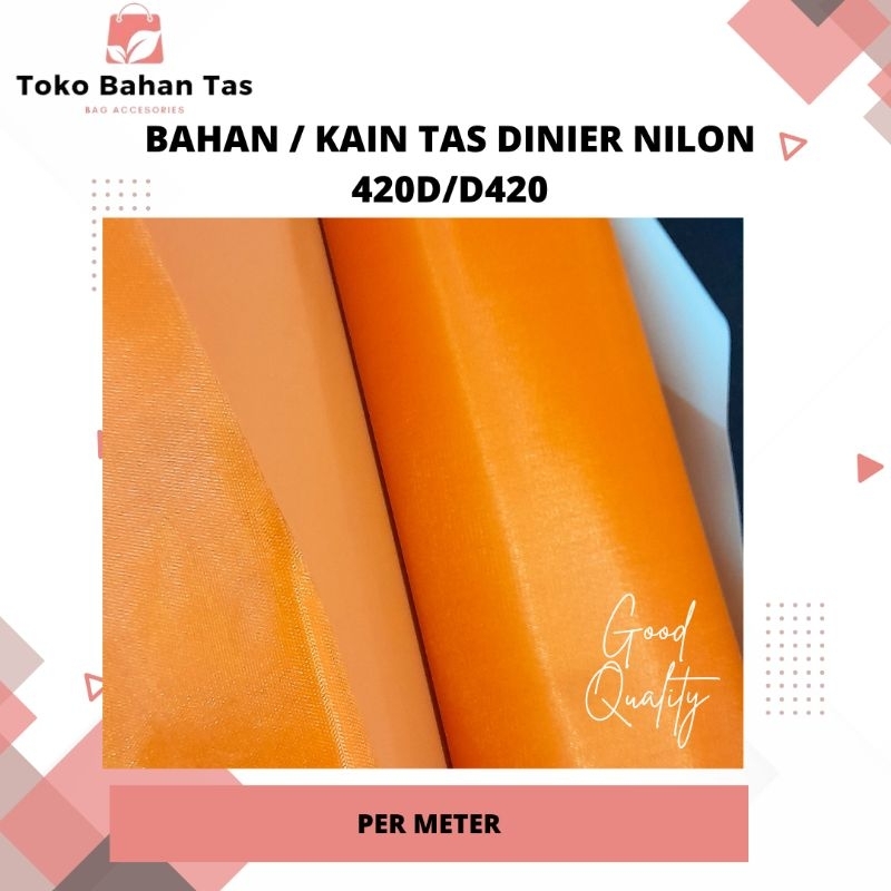 Jual (PER METER) Kain Bahan Tas Bahan Dinier 420D / D420 (Nilon ...