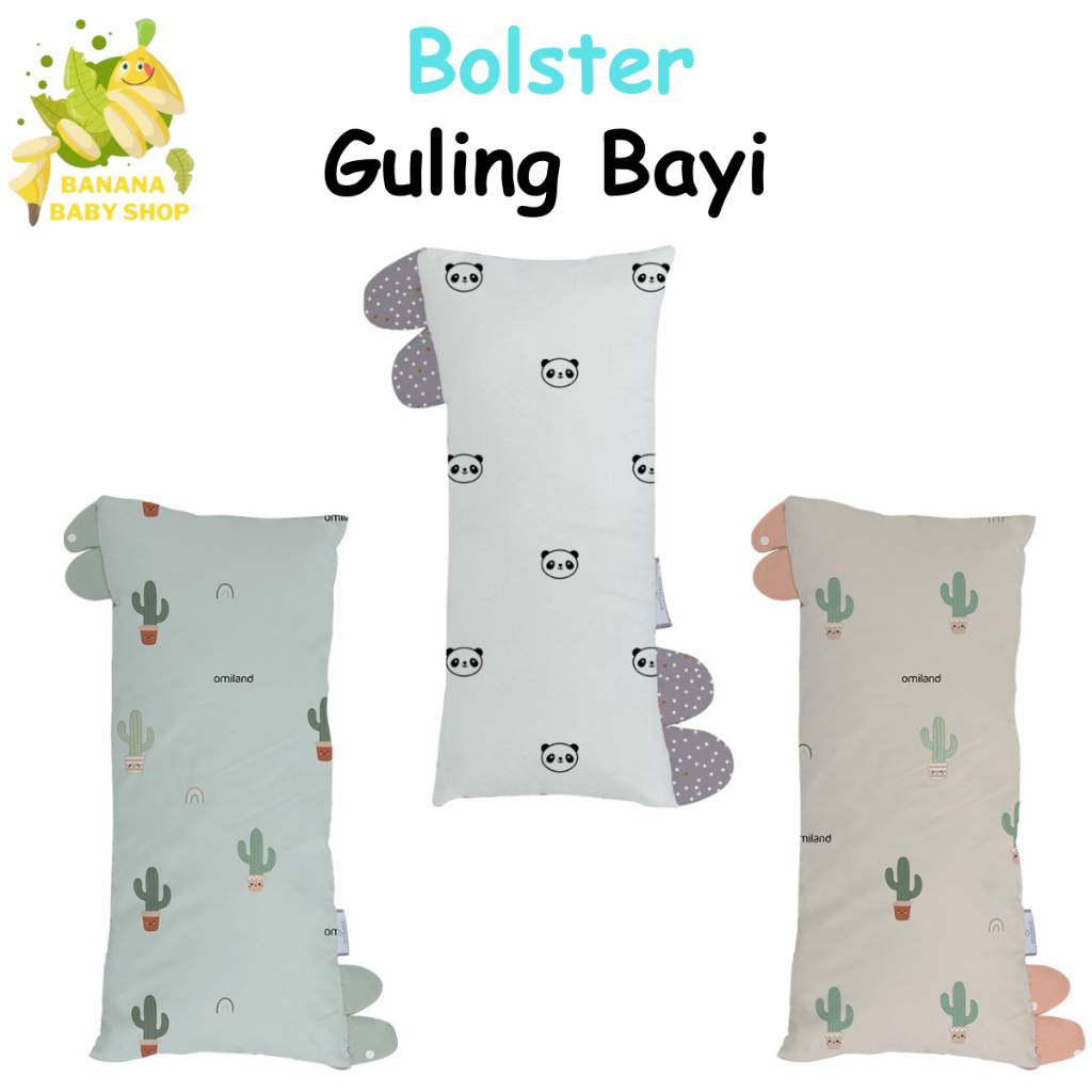 Jual Omiland Guling Bolster Bayi dan Anak Cactus & Panda Series - Hug ...