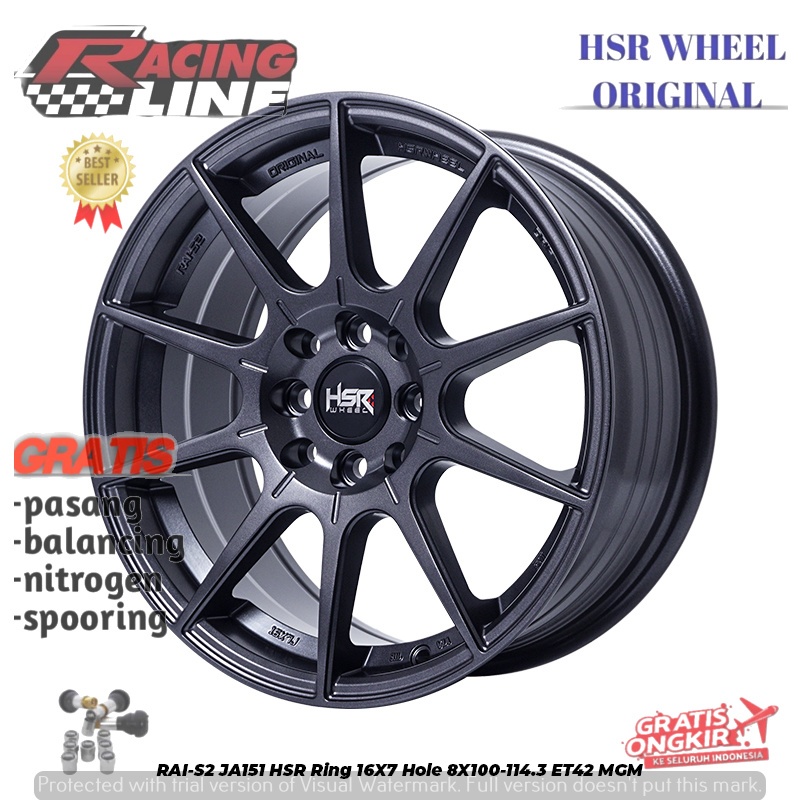 Jual Velg Mobil Racing Ring 16 Untuk Lancer Vios Karimun Picanto ...