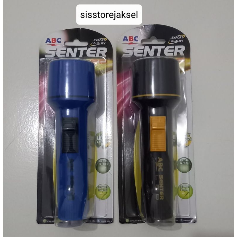 Jual Senter ABC led 2 baterai besar D 1.5 volt | Shopee Indonesia