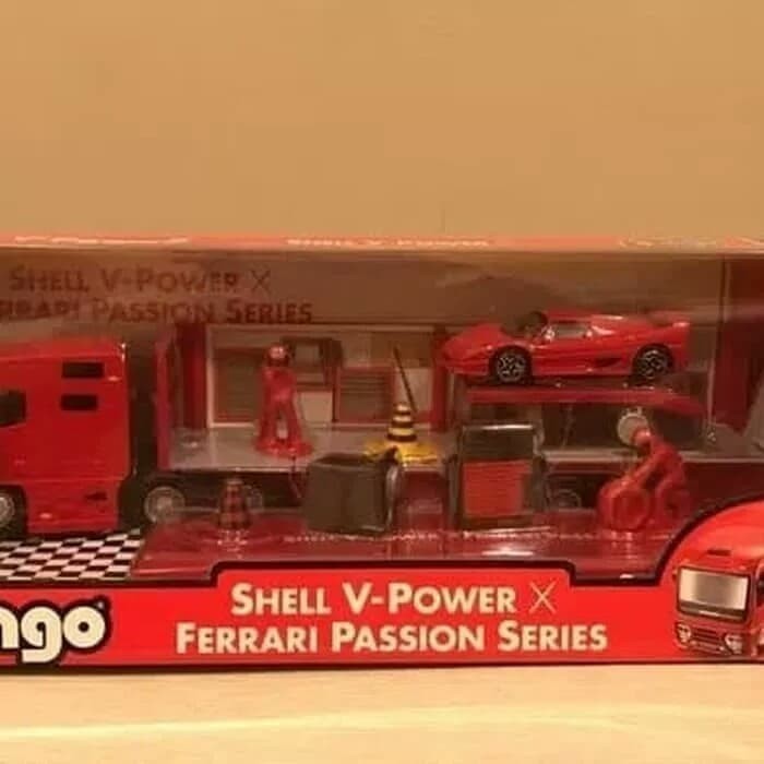 Jual Diecast mobil Ferrari Shell original by Burago | Shopee Indonesia