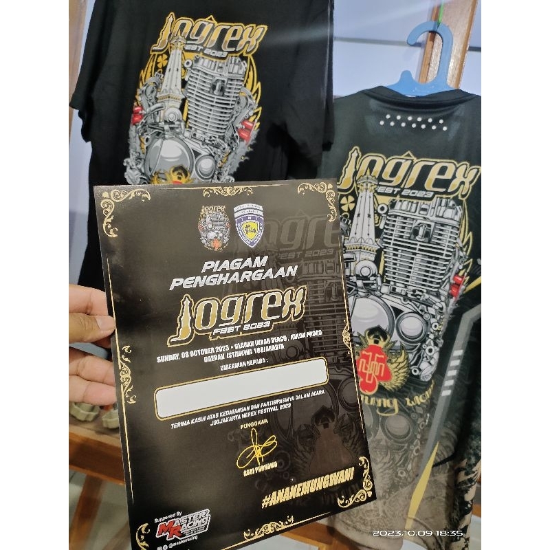 Jual piagam sertifikat jogrex | Shopee Indonesia