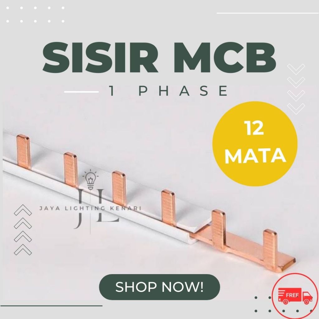 Jual Rel Sisir 1P Busbar Tembaga Jumper MCB 1 Phase / Rel Sisir Mcb 1P ...