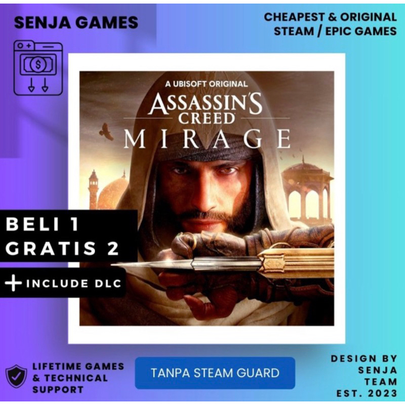 Jual Assassin Creed Mirage Deluxe Edition Original PC Epic Games | Shopee Indonesia