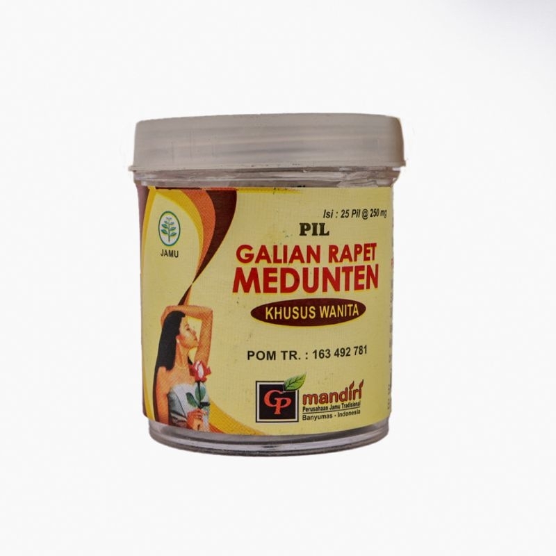 Jual Jamu Pil Galian Rapet Meduten Khusus Wanita - 1 Botol ( Isi 25 Pil ...