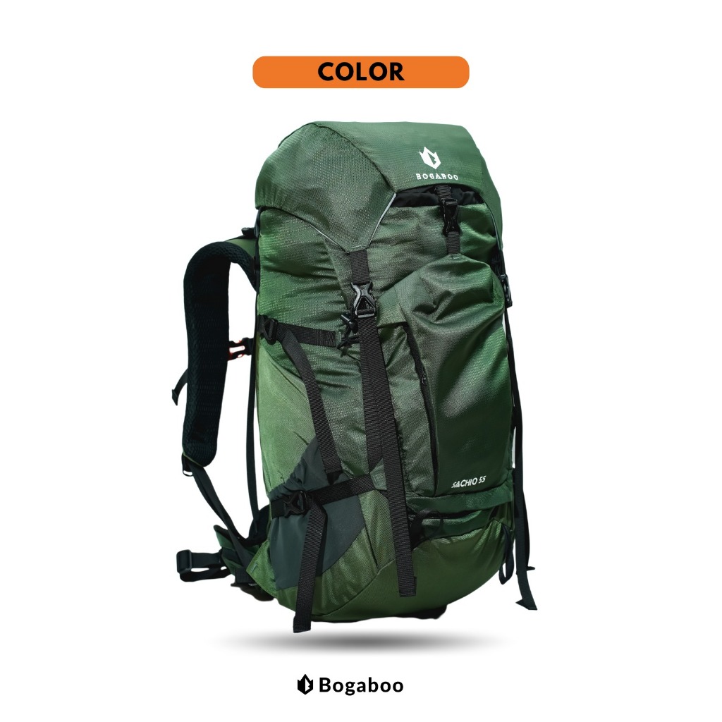 Jual Keril BOGABOO sachio tas gunung carrier ultralight 55 L - keril outdoor - keril gunung ...