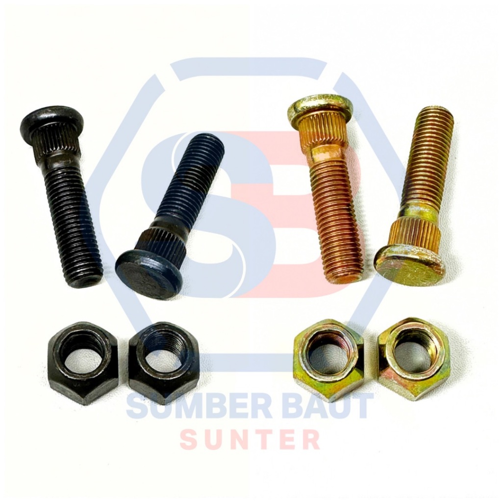 Jual BAUT MUR RODA PANTHER Panjang Hub Bolt Nut | Shopee Indonesia