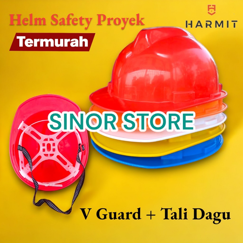 Jual Helm Safety Proyek merk HARMIT | Shopee Indonesia