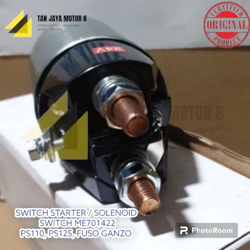 Jual ME701422/SWITCH STARTER MITSUBISHI CANTER/PS110/PS125/FUSO/GANZO ...