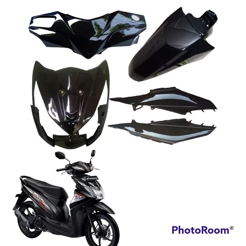 Jual full body halus Honda beat fi 2012-2014 hitam | Shopee Indonesia