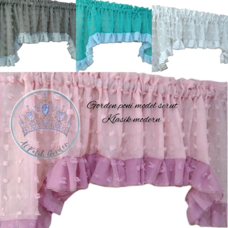Jual Gorden Poni Atas Pintu Model Serut Klasik Modern Minimalis Terbaru ...
