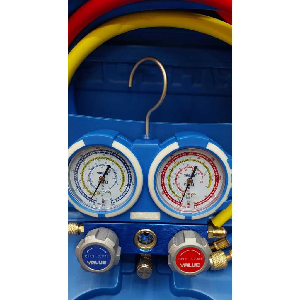 Jual testing Manifold AC value R410 R32 R22 R134 box VMG 2 Analizer ...