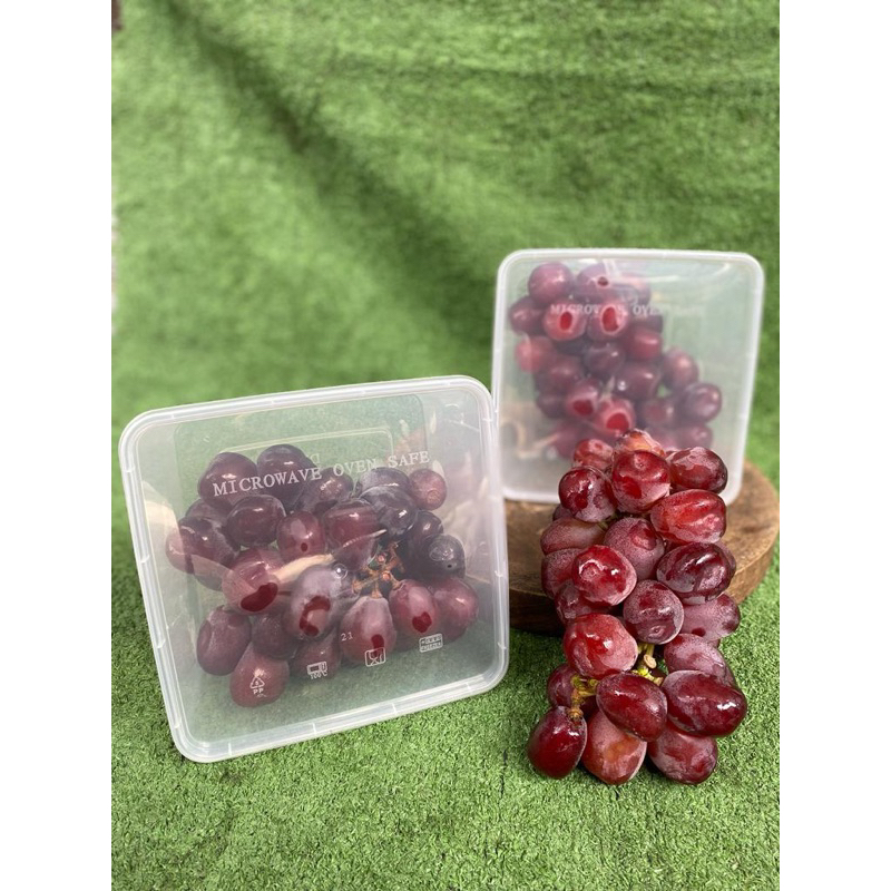 Jual Anggur Red Muscat Seedless ( buy 1 pack free 1 pack ) | Shopee ...
