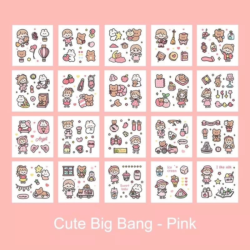 Jual COD Sticker Momo 10 Lembar Sticker Keke Sticker Waterproof 10 ...