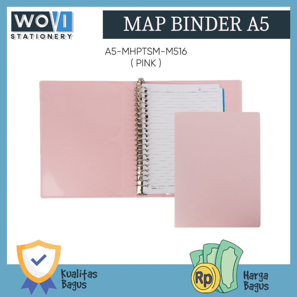 Jual [PCS] Map Binder A5 Imagination Joyko / Map Binder Polos A5 Warna ...