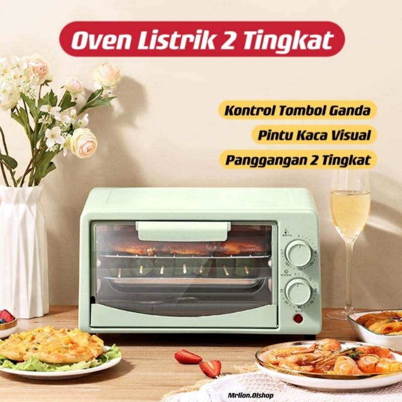 Jual Oven Listrik 2 Tingkat Kapasitas 12 Liter Oven Listrik Low Watt