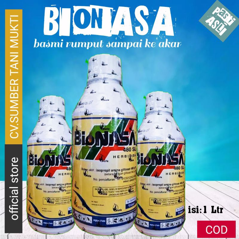 Jual HERBISIDA SISTEMIK BIONASA 480SL 1LITER | Shopee Indonesia