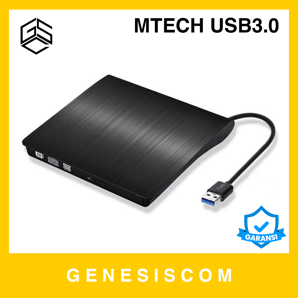Jual DVD Player External MTECH Slim USB3.0 Portable CD Reader Writer RW ...