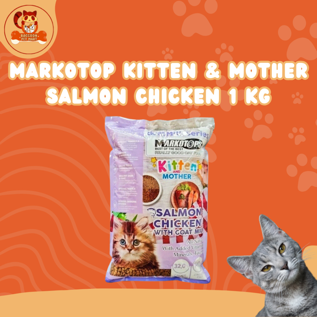 Jual markotop kitten & mother salmon chicken 1 kg | Shopee Indonesia