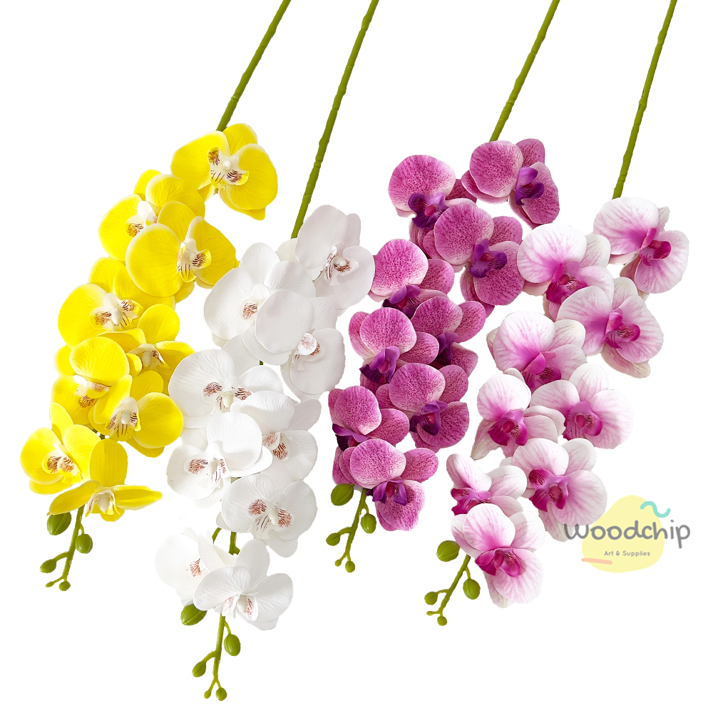 Jual (ORCH-1) BUNGA ANGGREK ORCHID MEKAR TIPE 1 BAHAN LATEX BUNGA ...