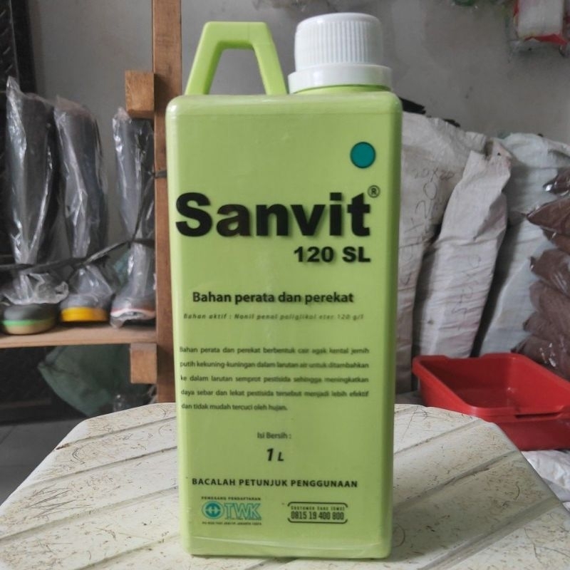 Jual Perata dan Perekat Sanvit 120 SL 1 Liter | Shopee Indonesia