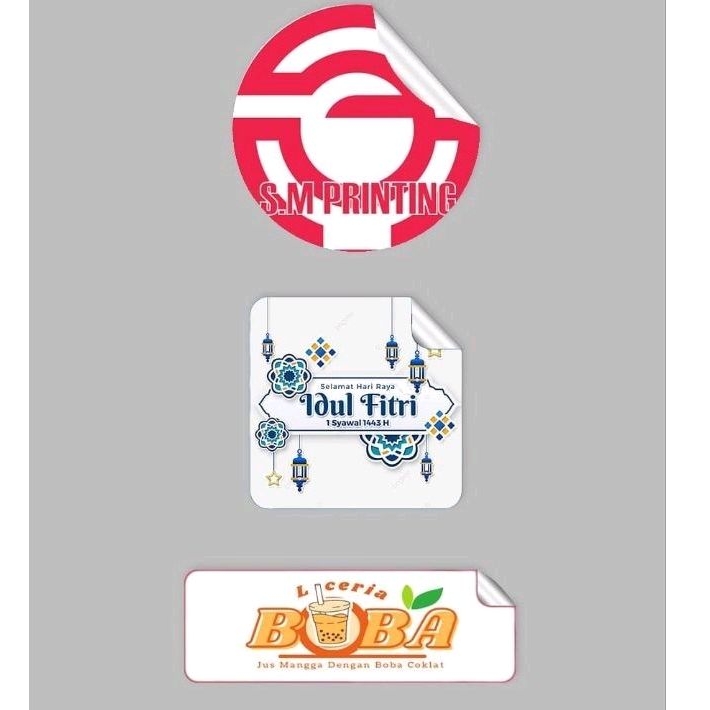 Jual Stiker Glossy Brand/ Logo. Print dan Cutting Stiker untuk brand ...