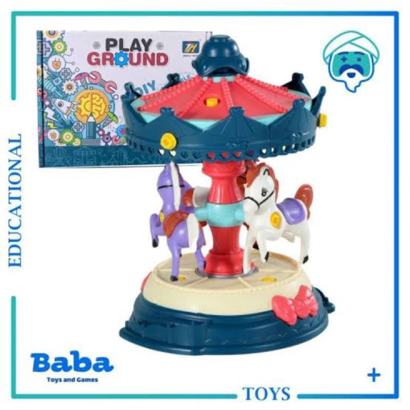 Jual (BISA COD) MAINAN DIY CAROUSEL ANAK KUDA PONI / Mainan musik ... Jual (BISA COD) MAINAN DIY CAROUSEL ANAK KUDA PONI / Mainan musik ...