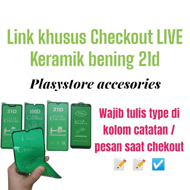 Jual LINK LIVE ANTIGORES KERAMIK BENING 21D - KHUSUS CO DI LIVE (WAJIB BACA DESKRIPSI SEBELUM ...