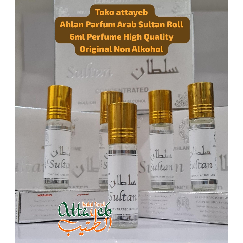Jual Ahlan Parfum Arab Sultan Roll 6ml Parfum Original Non Alkohol ...