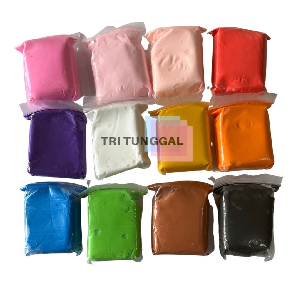 Jual Clay Polymer Warna Warni ECER SATUAN Mainan Edukatif Anak ...