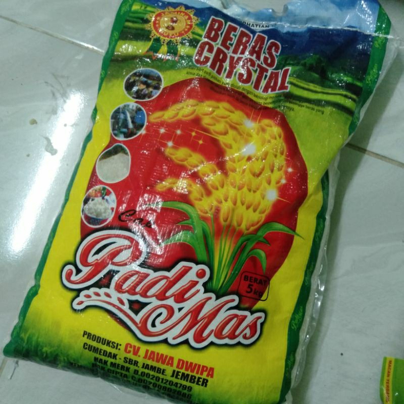 Jual BERAS PADI MAS 5KG | Shopee Indonesia