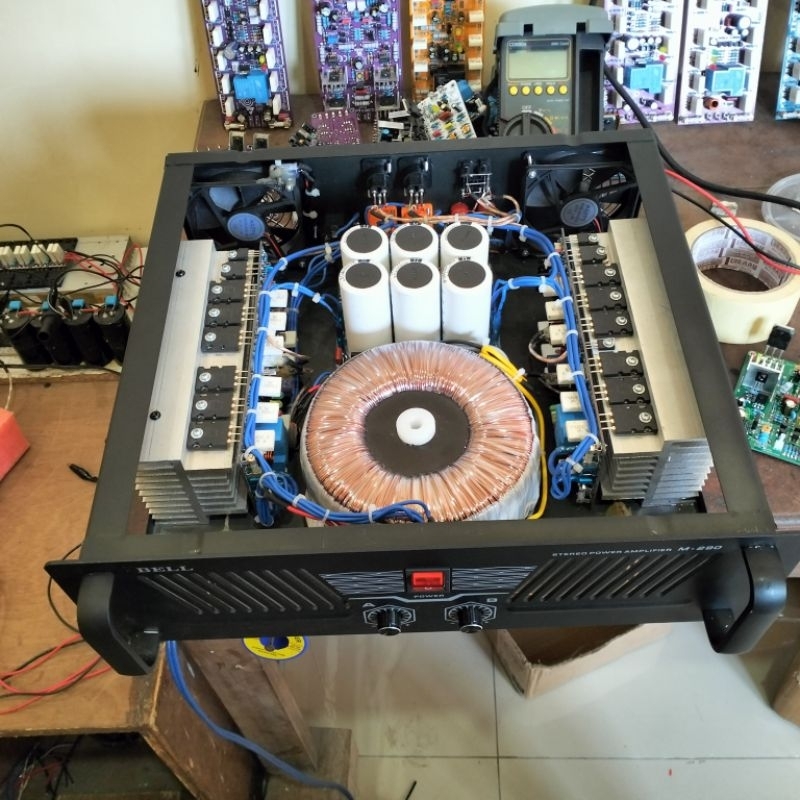 Jual Power 10a besar ct 55vac versi balap 2U Free packing kayu | Shopee ...