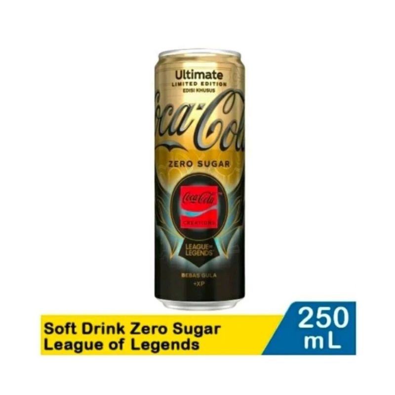 Jual Coca Cola Zero Sugar X League of Legend 250 ml Limited Edition ...