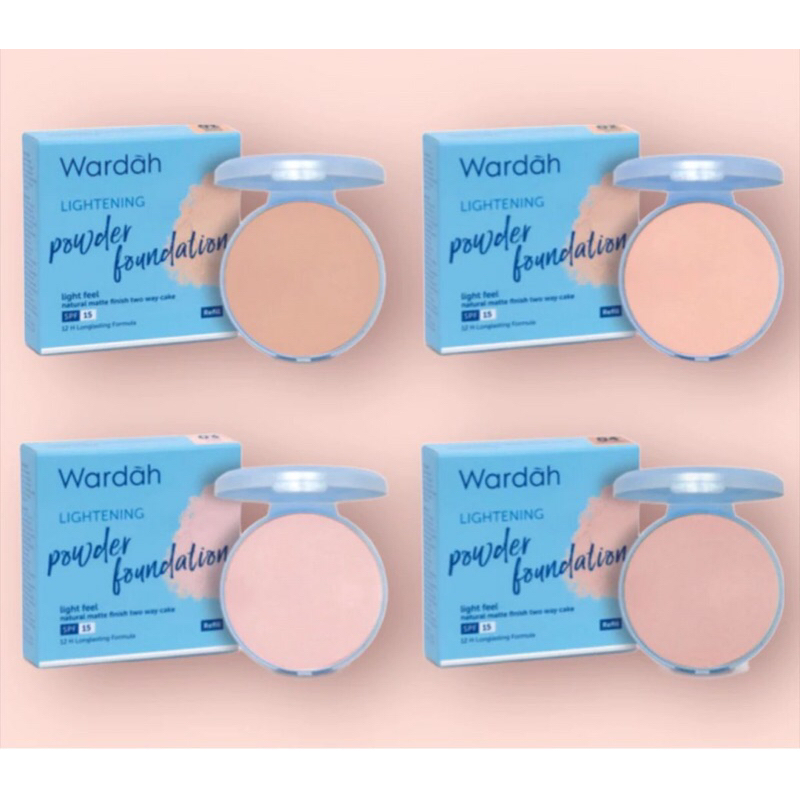 Jual Wardah Lightening Powder Foundation/Refill Bedak Wardah | Shopee ...