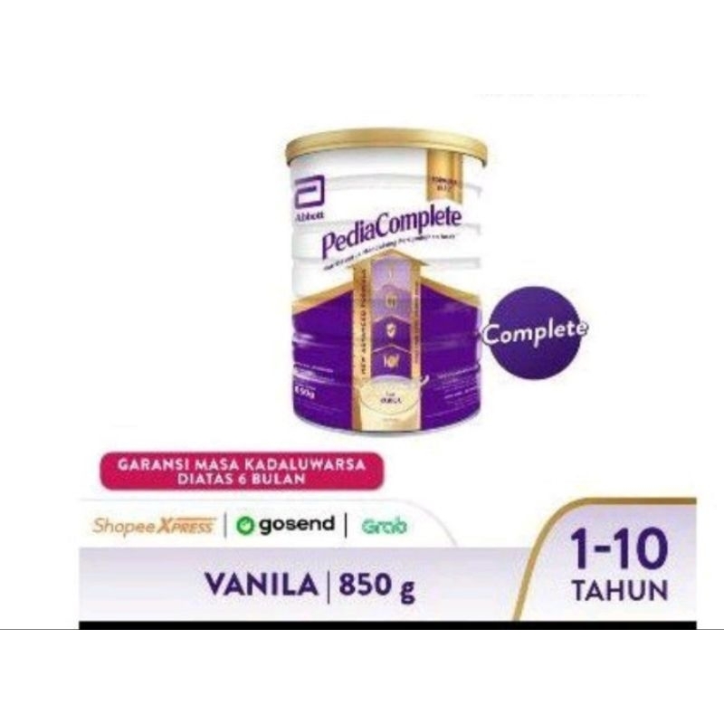 Jual pediasure complete vanila 850gr ed 07 2025 | Shopee Indonesia