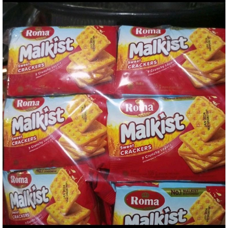 Jual Malkist Roma sweet cracker 105gram | Shopee Indonesia