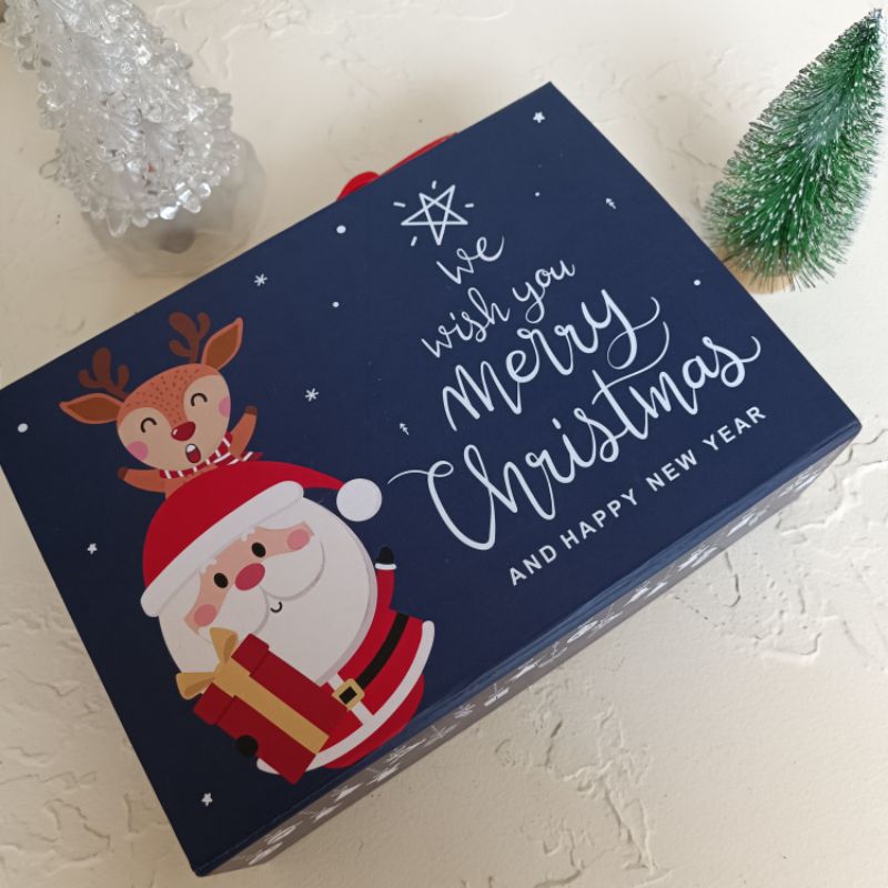 Jual Box Kotak Natal / Hardbox Natal Bisa dilipat | Shopee Indonesia