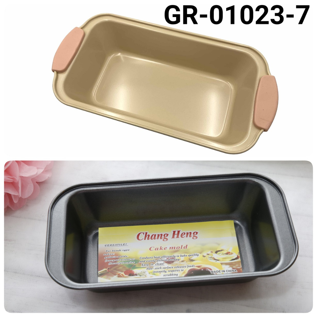 Jual 01023-7 Loyang anti lengket gold baking sheet chiffon bolu cupcake ...
