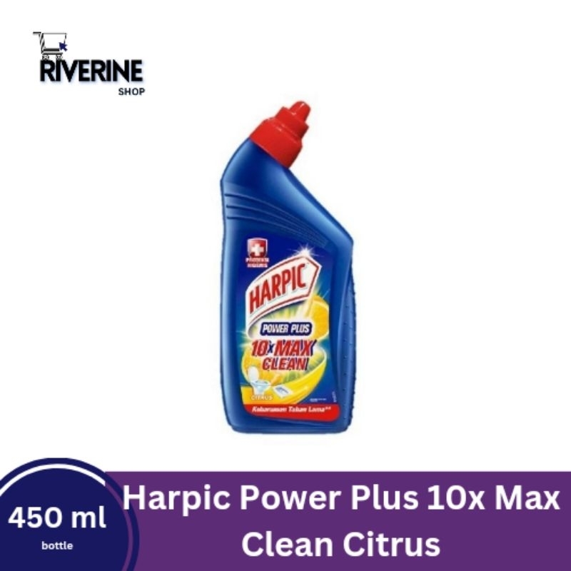 Jual Harpic Power Plus 10x Max Clean Citrus 450ml | Shopee Indonesia