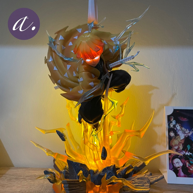 Jual Statue Demon Slayer Agatsuma Zenitsu Jianke Studio Design Premium ...