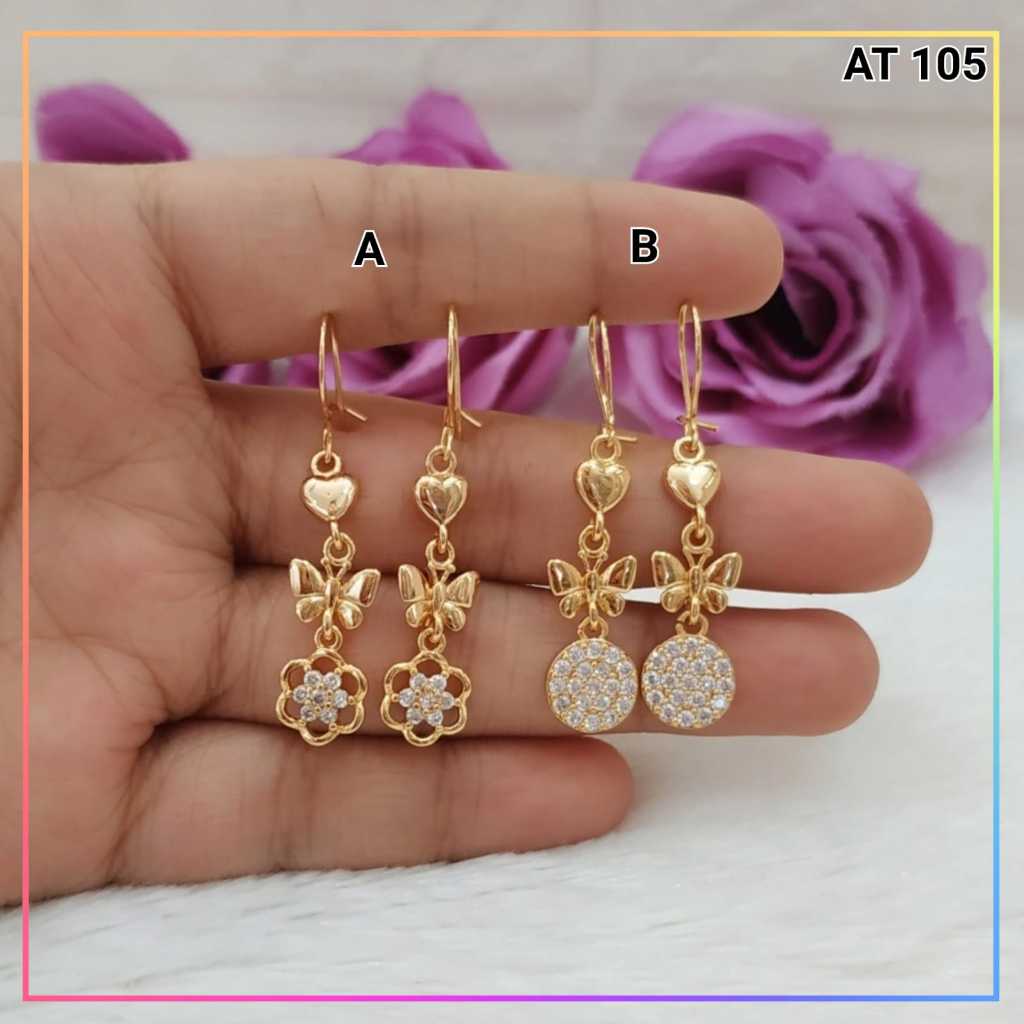 Jual Anting xuping anting dewasa jurai bulat permata perhiasan lapis ...