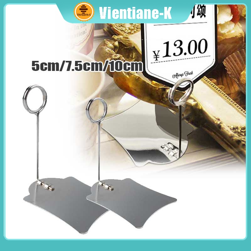 Jual Price Tag Holder / Stand Card Holder Tiang Nomer Meja Price Tag ...