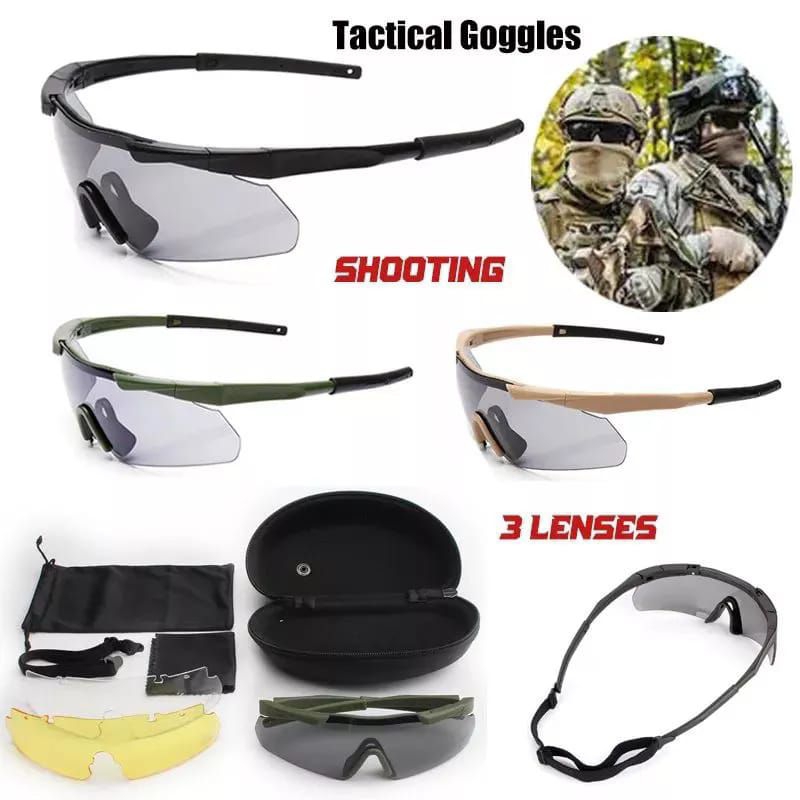 Jual kaca mata tactical 511 series 3 lensa | Shopee Indonesia